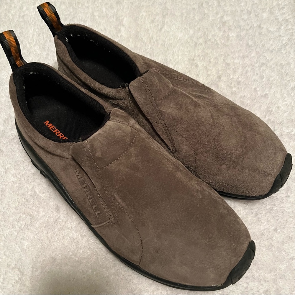 Merrell Tan Jungle Mocs Slip On Leather Shoes Size 11… - Gem